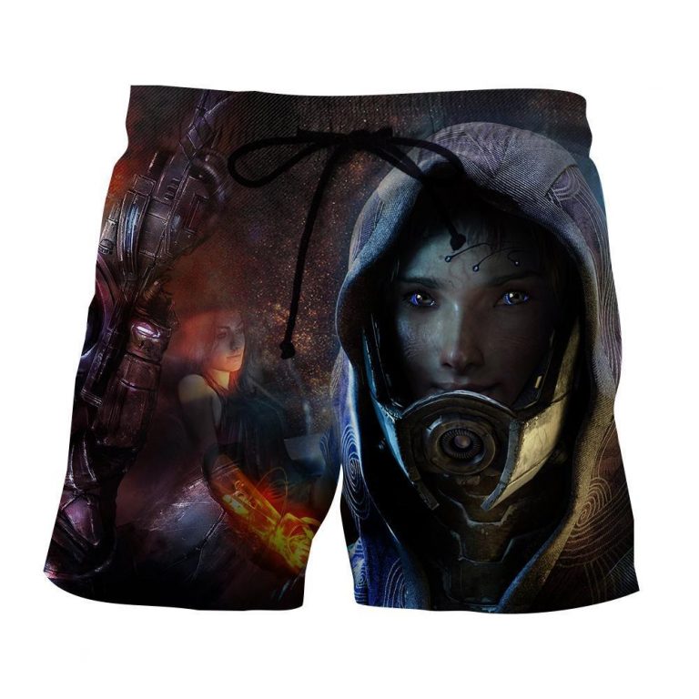 Mass Effect Tali Zorah Mask Portrait Game Theme Shorts