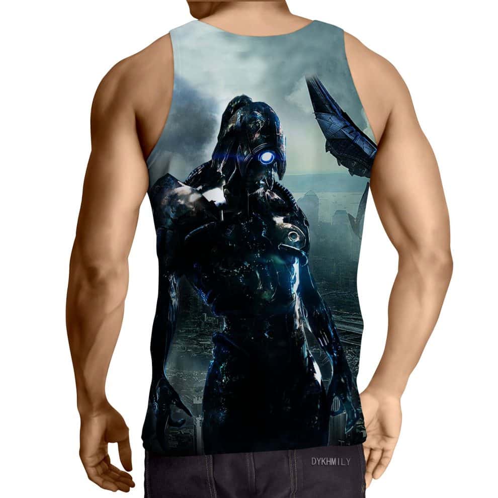 Mass Effect Geth Legion Damage Battle Armor Summer Tank Top