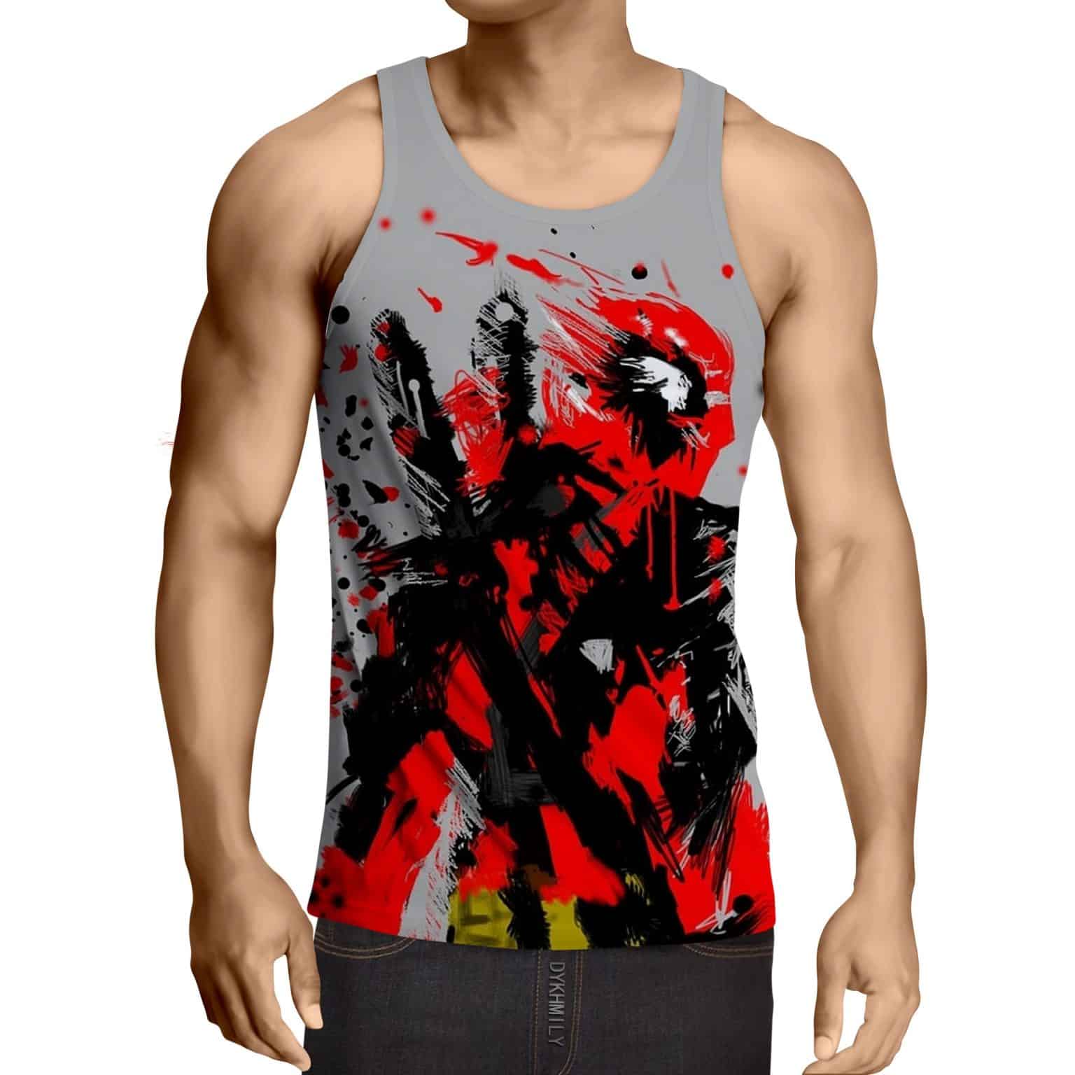 Deadpool Abstract Painting Design Stylish Winter Tank Top