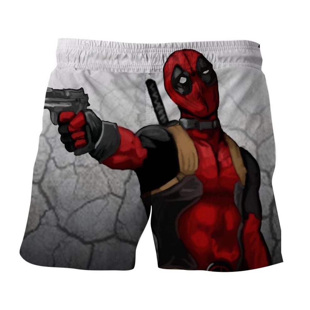 Deadly Deadpool Shooting Scene Dope Style Full Print Short