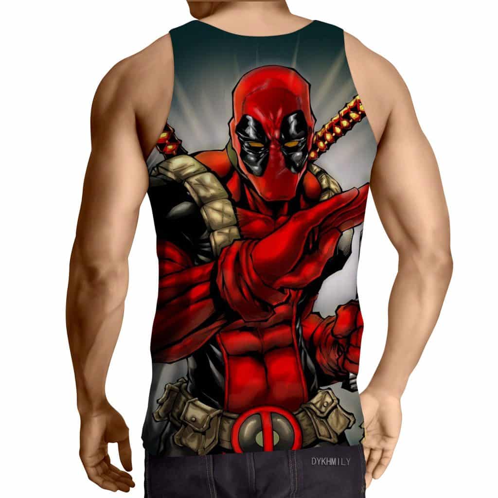 Deadpool Impressive Abstract Painting Design 3D Print Sweatshirt ...