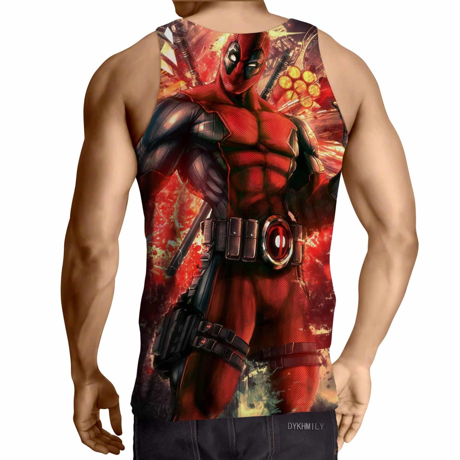 Funny Deadpool Riding Iron Man Meme Style 3D Print Tank Top ...
