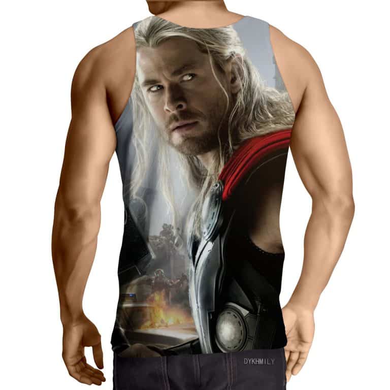 Marvel The Avengers Thor Portrait Unique 3D Print Tank Top
