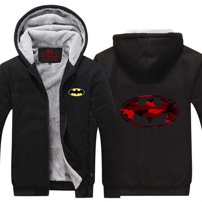 Batman Symbol Camouflage Patterns Attractive Hooded Jacket