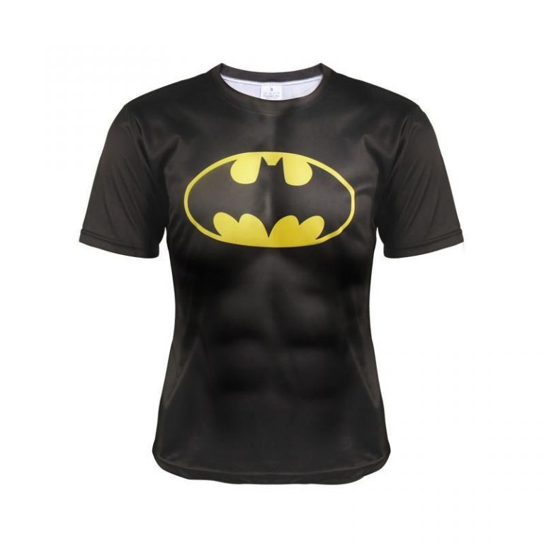 Batman The Dark Knight Classic Symbol Vintage Design Gym T-shirt