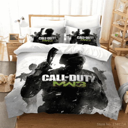 Call of Duty Mobile Ghost and Squad Halloween Bedding Set