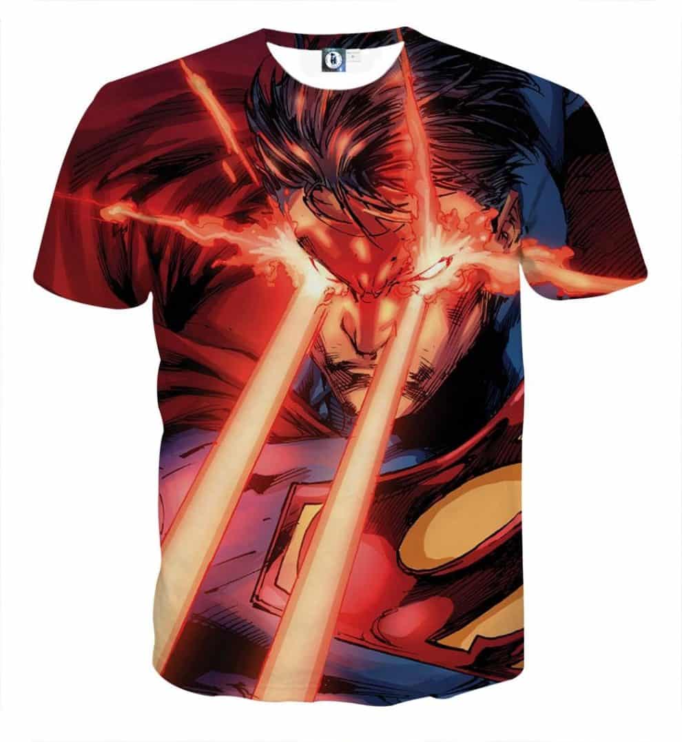 DC Comics Superman Super Power Design Full Print T-Shirt