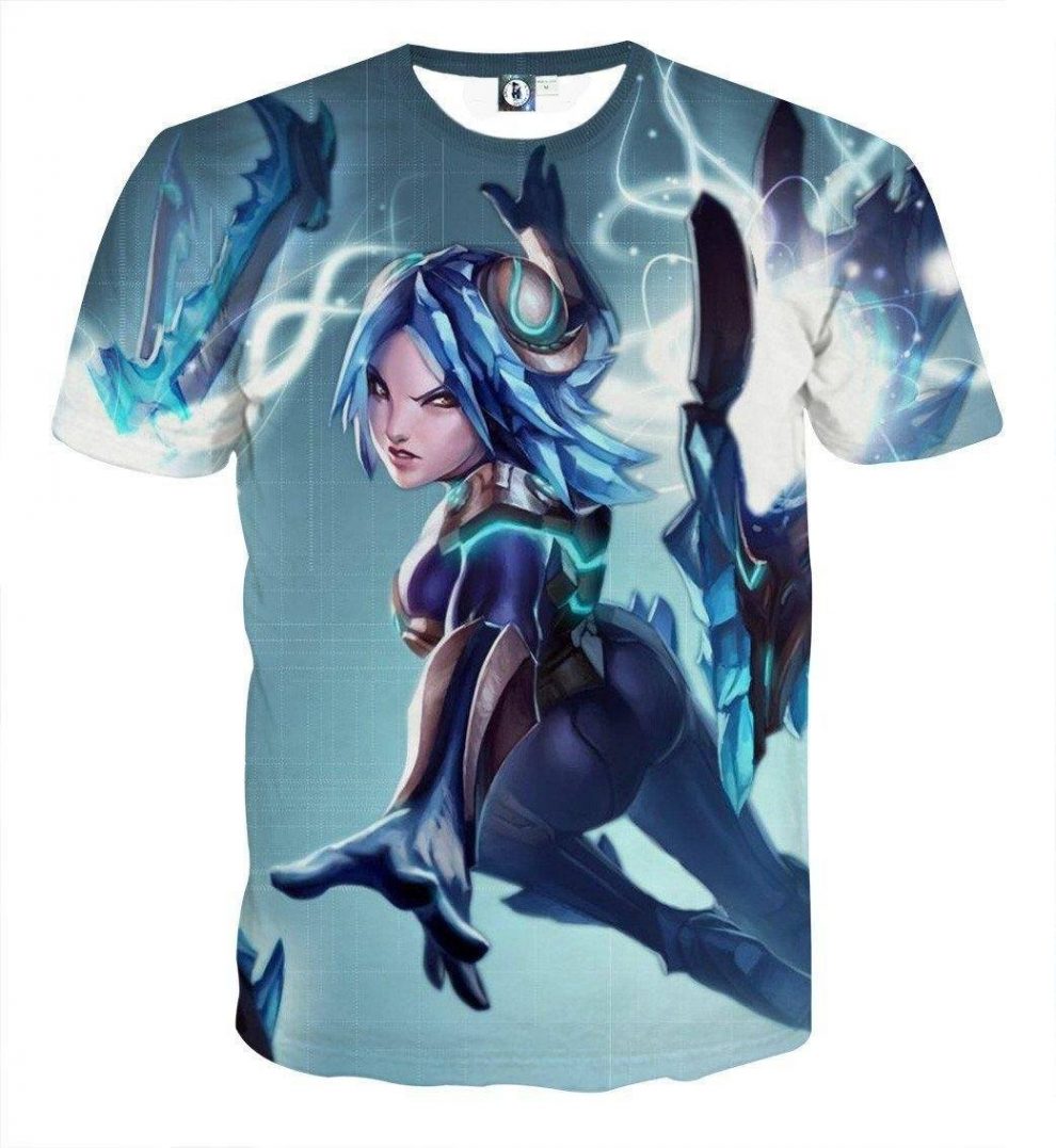 League of Legends Jinx Loose Cannon Trendy 3D Design T-shirt ...