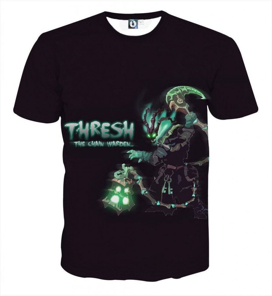 League of Legends Thresh Warrior Champion Classic Green Hoodie