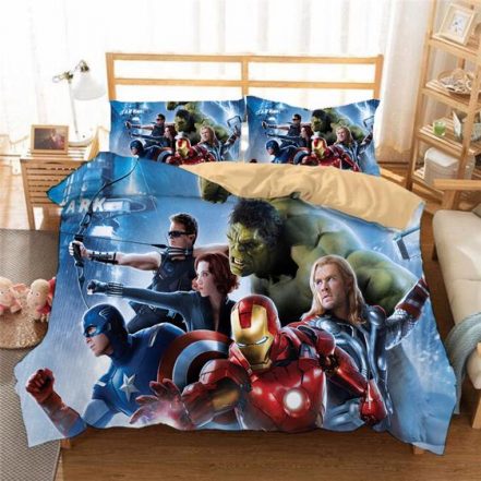 Marvel Studios Avengers Endgame Movie Logo Bedding Set