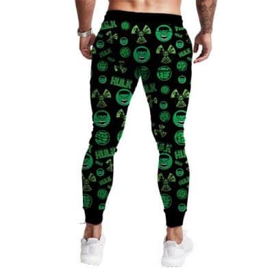 Marvel’s The Incredible Hulk Patterns Green Cool Jogger Pants