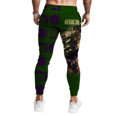 Marvel Avenger Bruce Banner The Hulk Awesome Jogger Pants