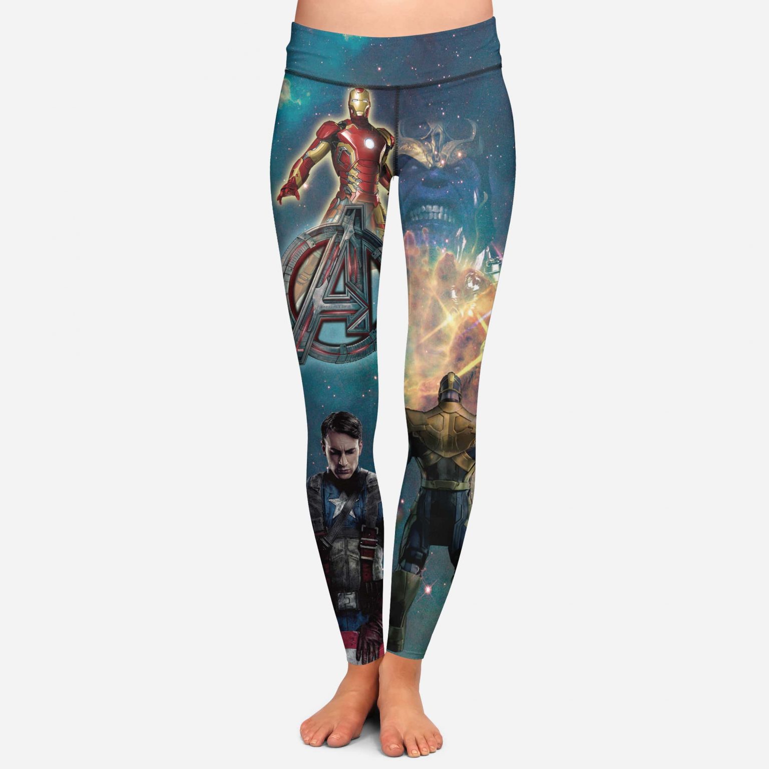The Avengers Marvel Cosplay Women Leggings Yoga Pants