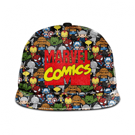 Marvel Comics Cute Chibi Superheroes Baseball Cap Snapback