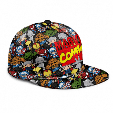 Marvel Comics Cute Chibi Superheroes Baseball Cap Snapback
