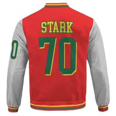 Iron Man Stark Industries Colorful Design Dope Varsity Jacket