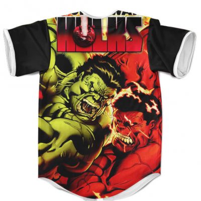 Marvel & DC Comics Superhero Crossover Awesome MLB Jersey