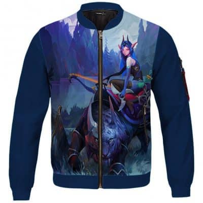 Elegant Priestess Of The Moon Mirana Dota 2 Letterman Jacket