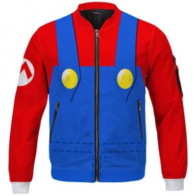 Awesome Super Mario Costume Cosplay Bomber Jacket