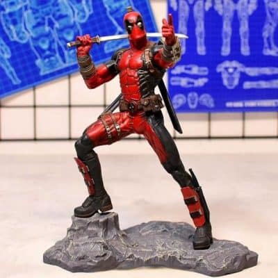 Deadpool Signature Fighting Stance Marvel Static Figure