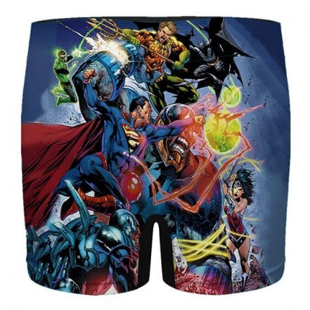 DC Batman Beyond Red Bat Logo Artwork Epic Men’s Boxers - Superheroes Gears