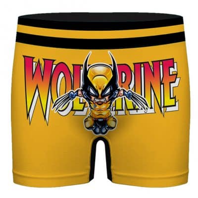 Marvel Wolverine Comic Logo Art Amazing Men’s Boxer Briefs
