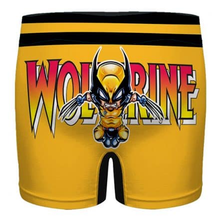 Marvel Wolverine Comic Logo Art Amazing Men’s Boxer Briefs