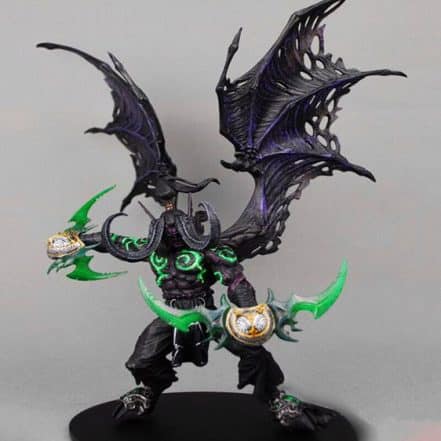 WOW Illidan Stormrage Demon Form Static Toy Figure