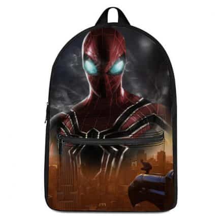 Badass Spider-Man Iron Spider Suit Artwork Backpack Bag