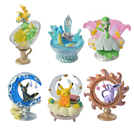 Cute Pokemon Mini Decoration Toy Statue Figurine Set