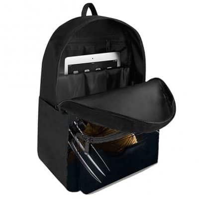 X-Men Mutant Angry Wolverine Battle Stance Badass Backpack